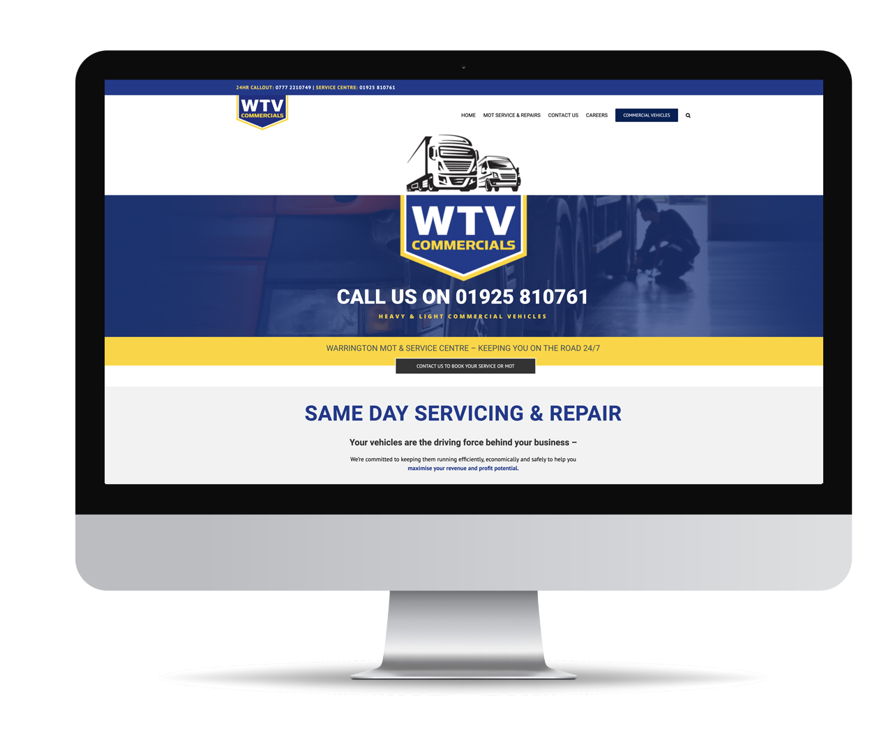 WTV - Warrington MOT & Service Centre | Our Work | Greenlight Web
